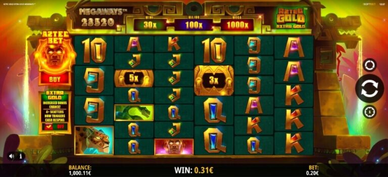 Aztec Gold Extra Gold Megaways Slot Review 2025 | Casino Bike